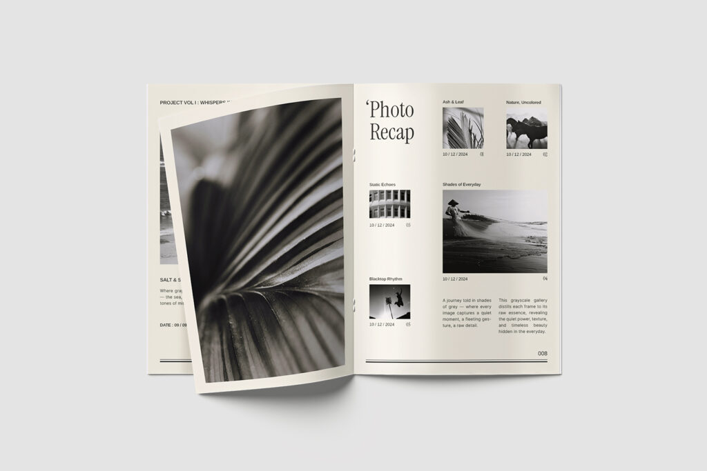 Photography Lookbook Template for Adobe InDesign | TMint
