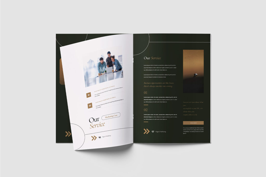 Digital Marketing Template for Adobe InDesign | TMint