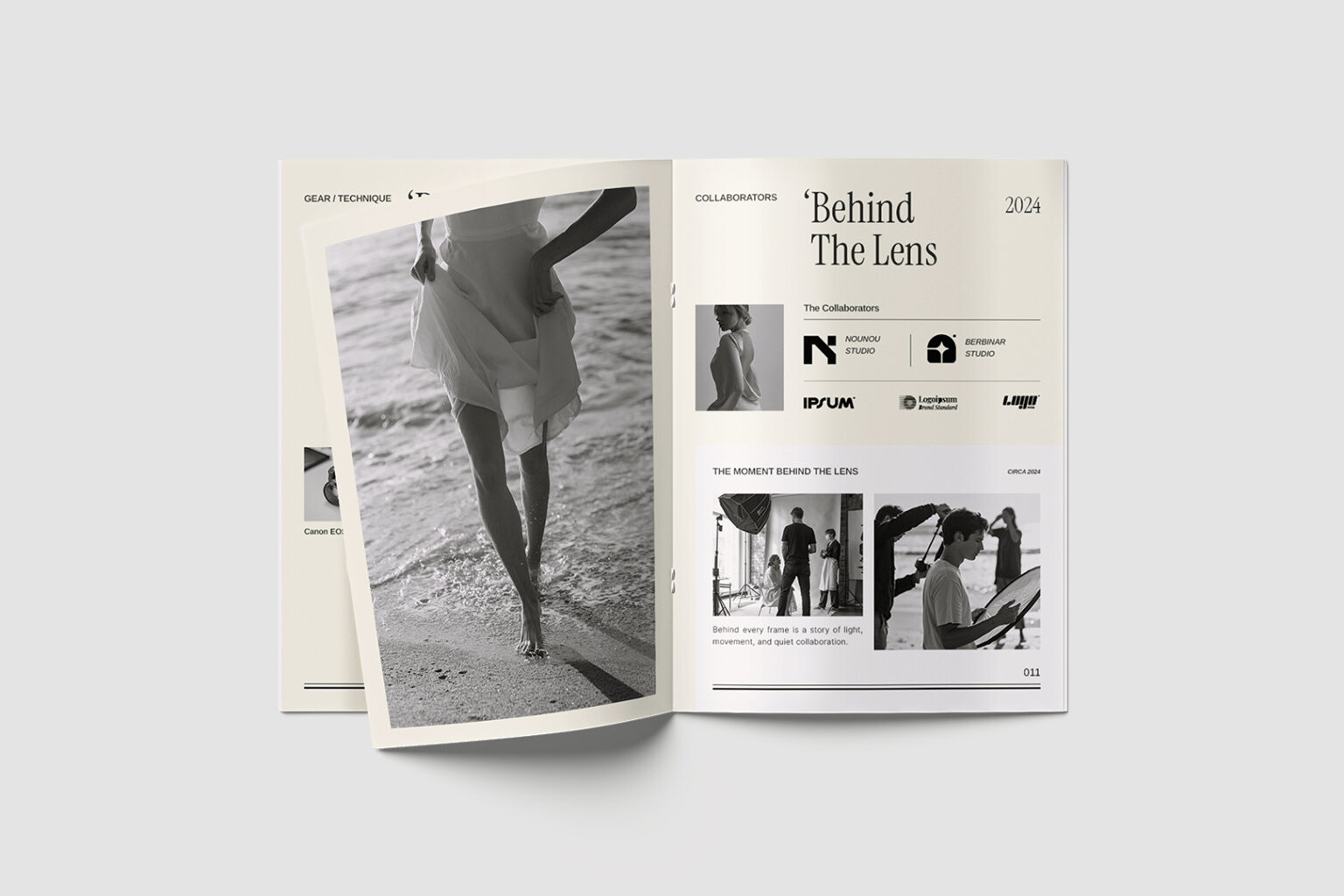 Photography Lookbook Template for Adobe InDesign | TMint